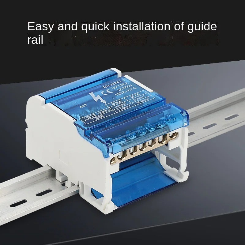 Din Rail Terminal Blocks Screw Modular Power Distribution box Block Box ...