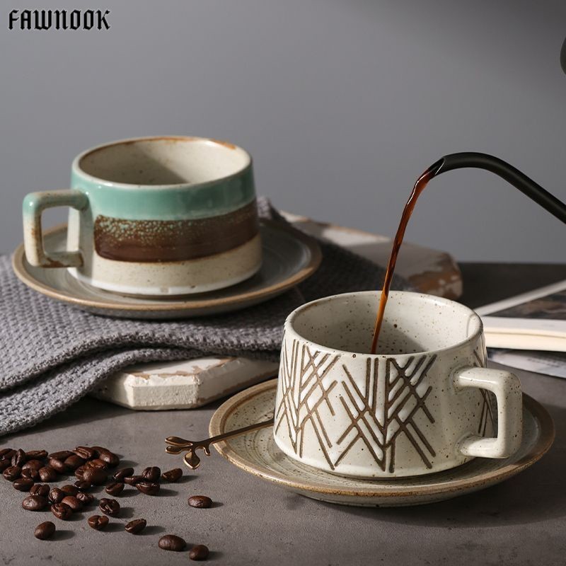 Vintage Coffee Cup Ins Minimalist Ceramic Cup and High-end Exquisite ...