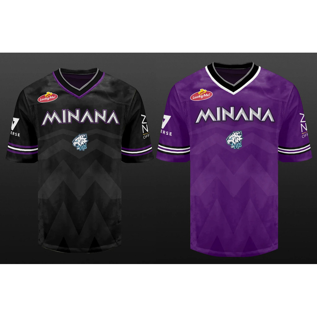 Minana Season 13 Jersey Black Purple S13 Evos Esports Jersey Customized ...