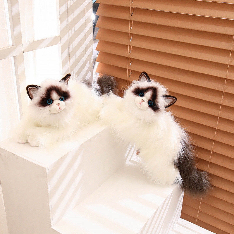 Simulation Muppet Cat Plush Cute Cat Doll Ornaments | Shopee Philippines