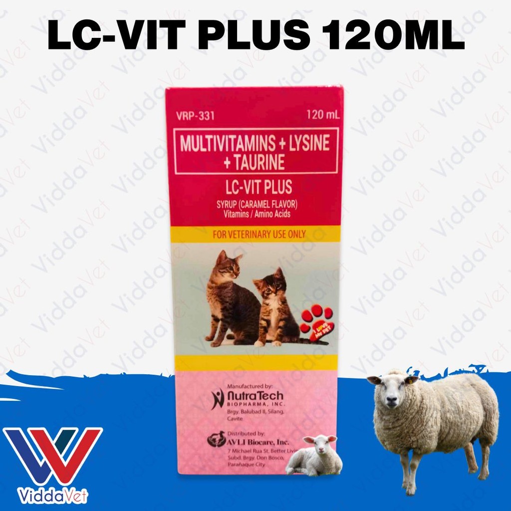 LC-Vit Plus Multivitamins for Pets 120ml | Shopee Philippines