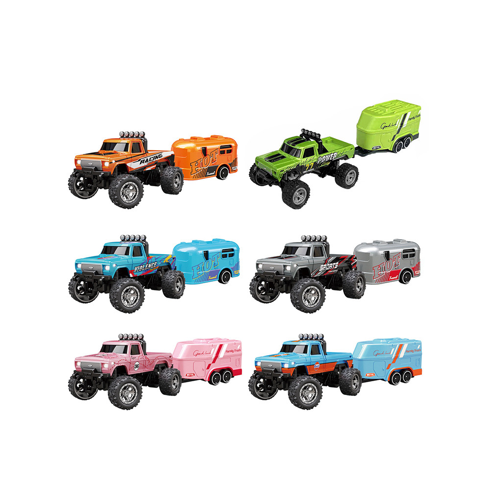 9IMOD 1/64 Mini RC Truck 2.4G Off-road Monster Truck Fixed Speed Cruise ...