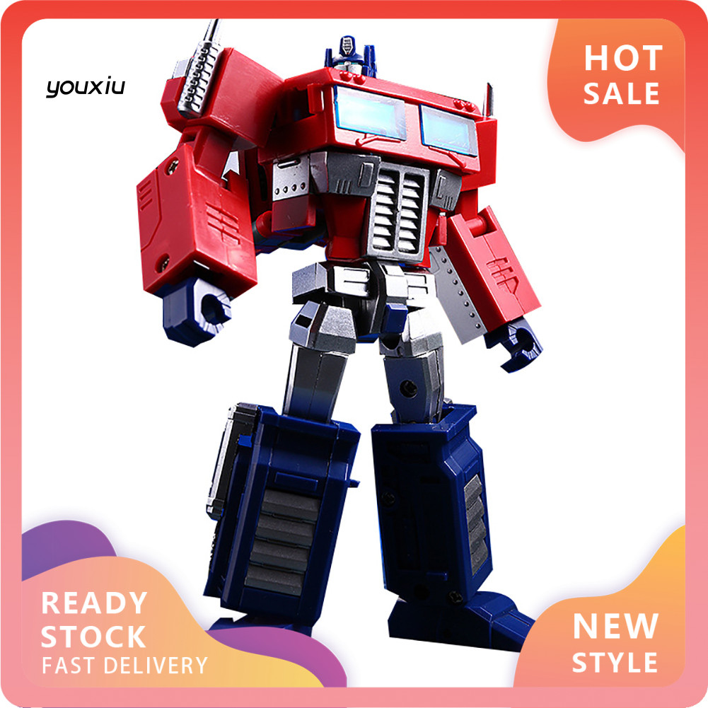 YX 12cm Deformable Car Transformation GT-05 Optimus Prime Model Kids ...