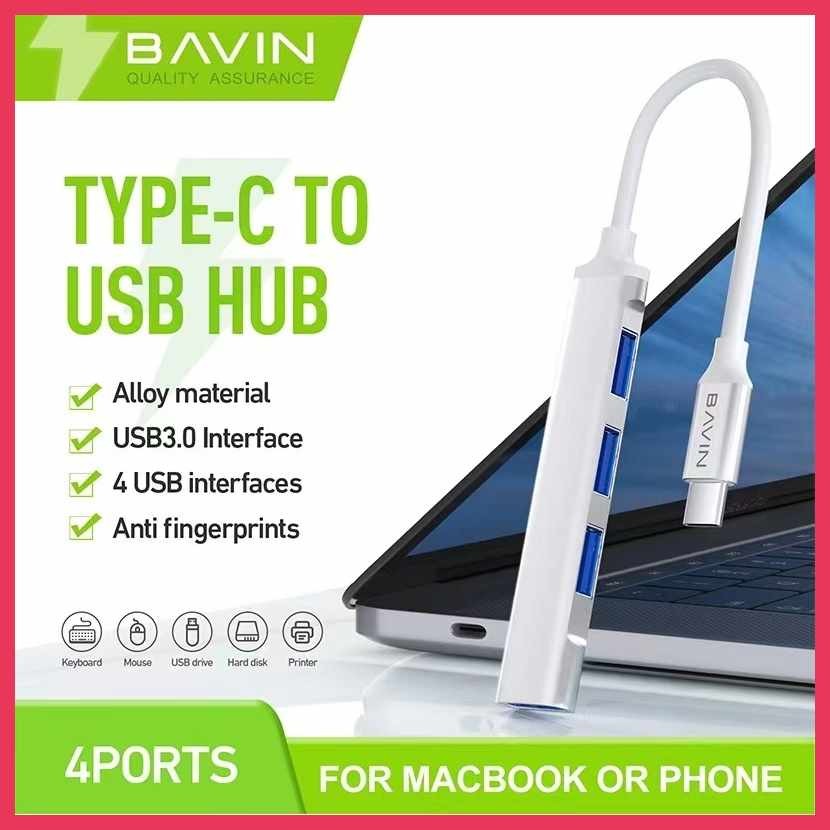 Bavin+SY-U-H1-l9[n^4~nH?in*SG?1*nX?Type-C*WQ?To*xo?USB*U?Hub Adapter Supported Data Transfer ...