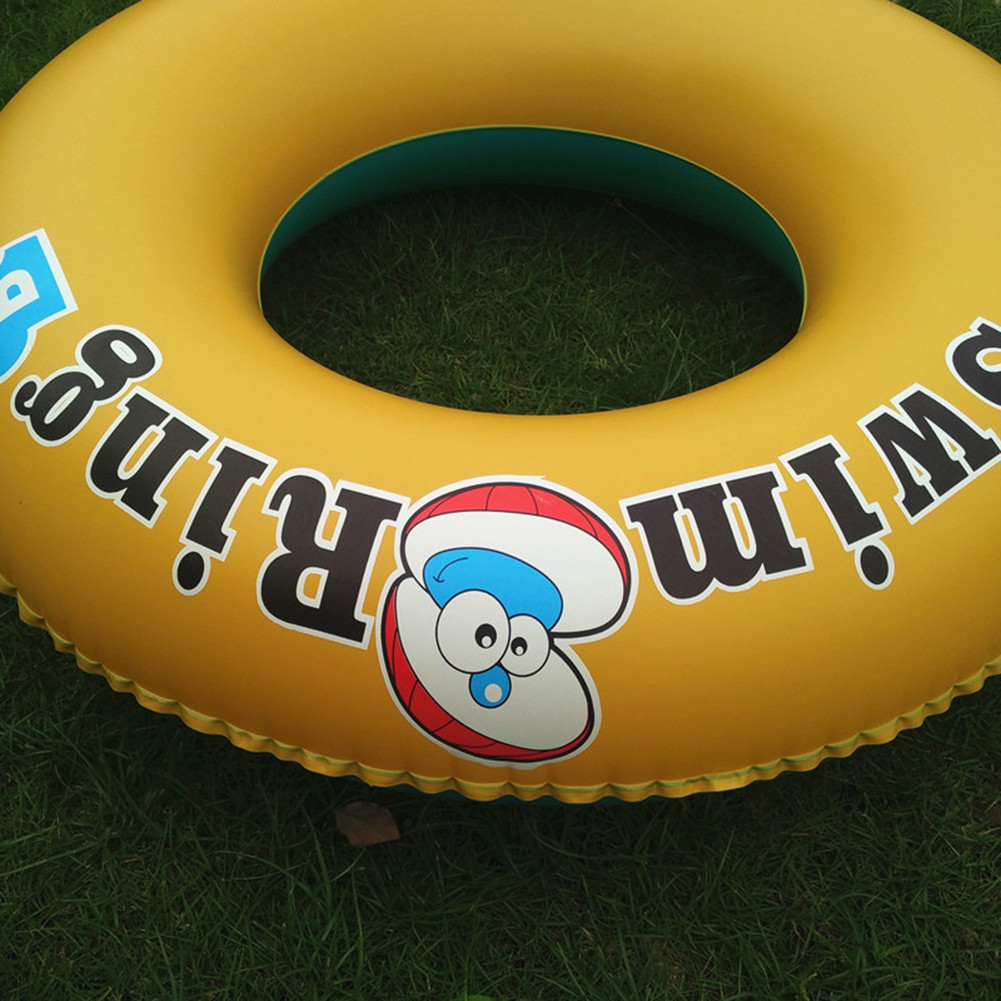 Adult Kids Letters Inflatable Swimming Ring Thickened Pool Sea Float ...