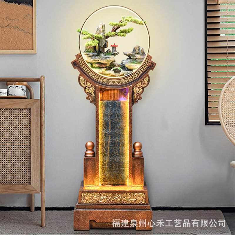 Artificial Rockery Fountain Water Flow Ornament for Living Room Villa ...