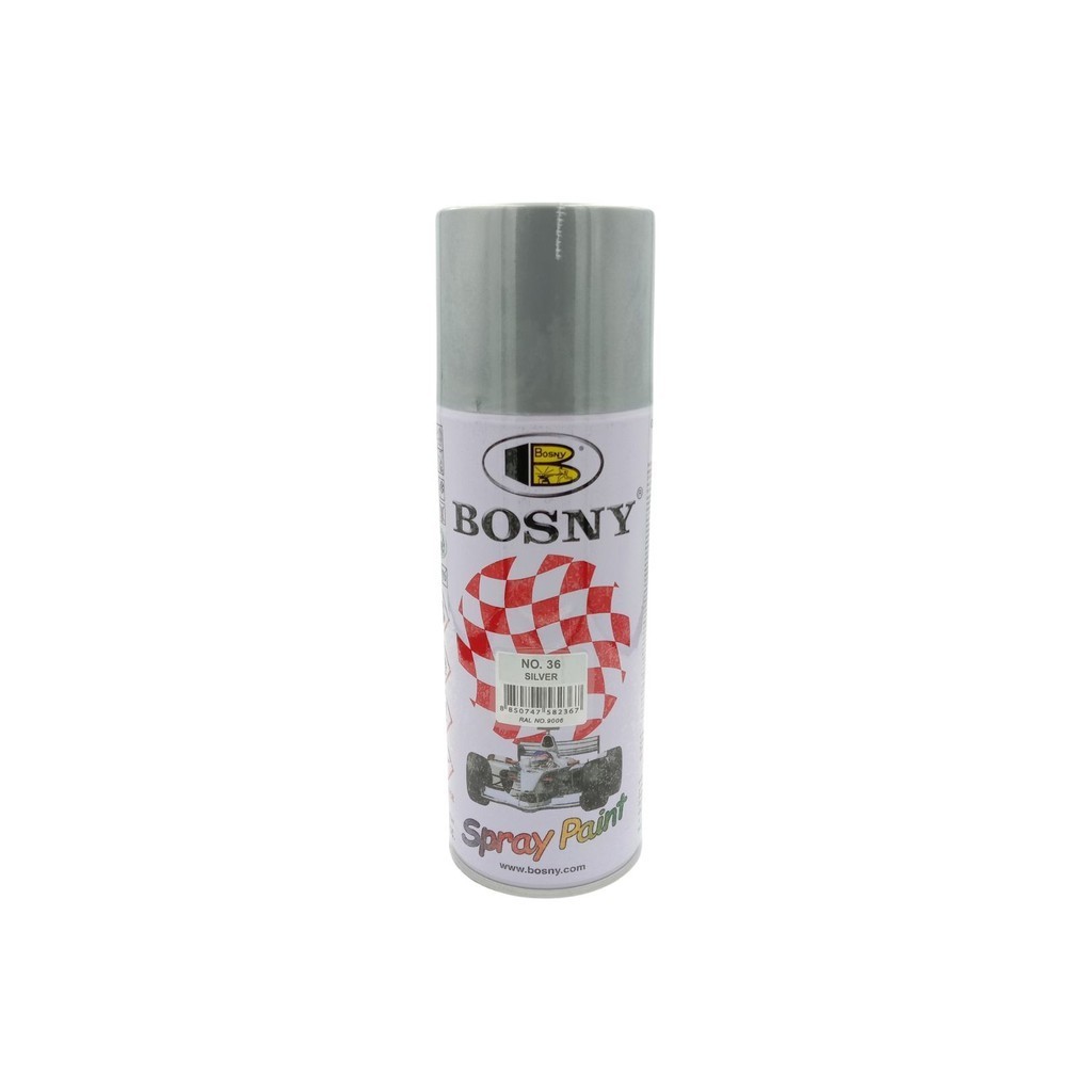 BOSNY Acrylic Spray Paint Silver/Primer Grey | Shopee Philippines
