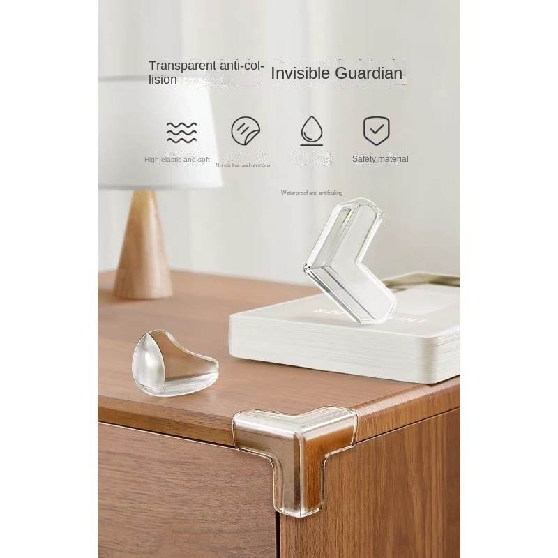 Furniture transparent silicone anti-collision angle baby protection ...
