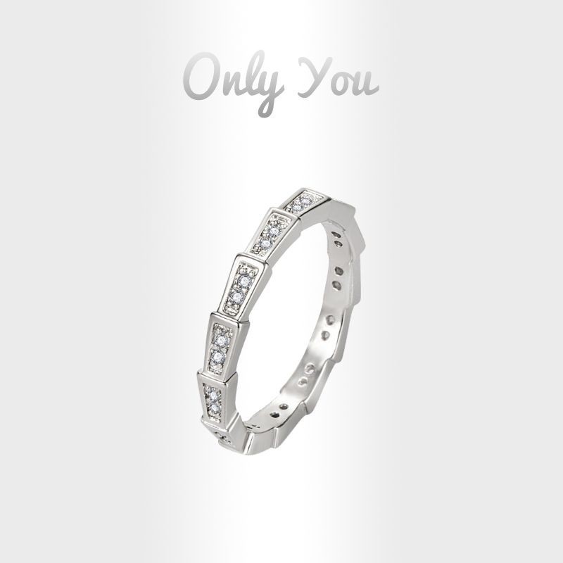 Only You S925 Silver Novel Creative Diamond Snake Bone Snake Ring Ring | Shopee Philippines