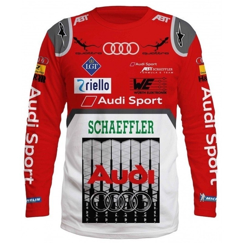 audi sport long tee sleeve quattro 3d printed from s to 3xl | Shopee ...