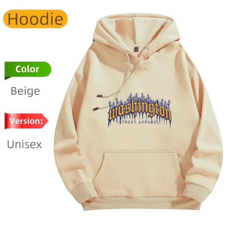 TATA FASHION Oversized hoodie jacket without zipper for men jacket with ...