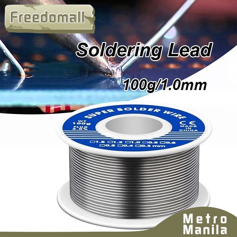 100g/Roll 1mm Soldering Lead Solder Wire | Shopee Philippines