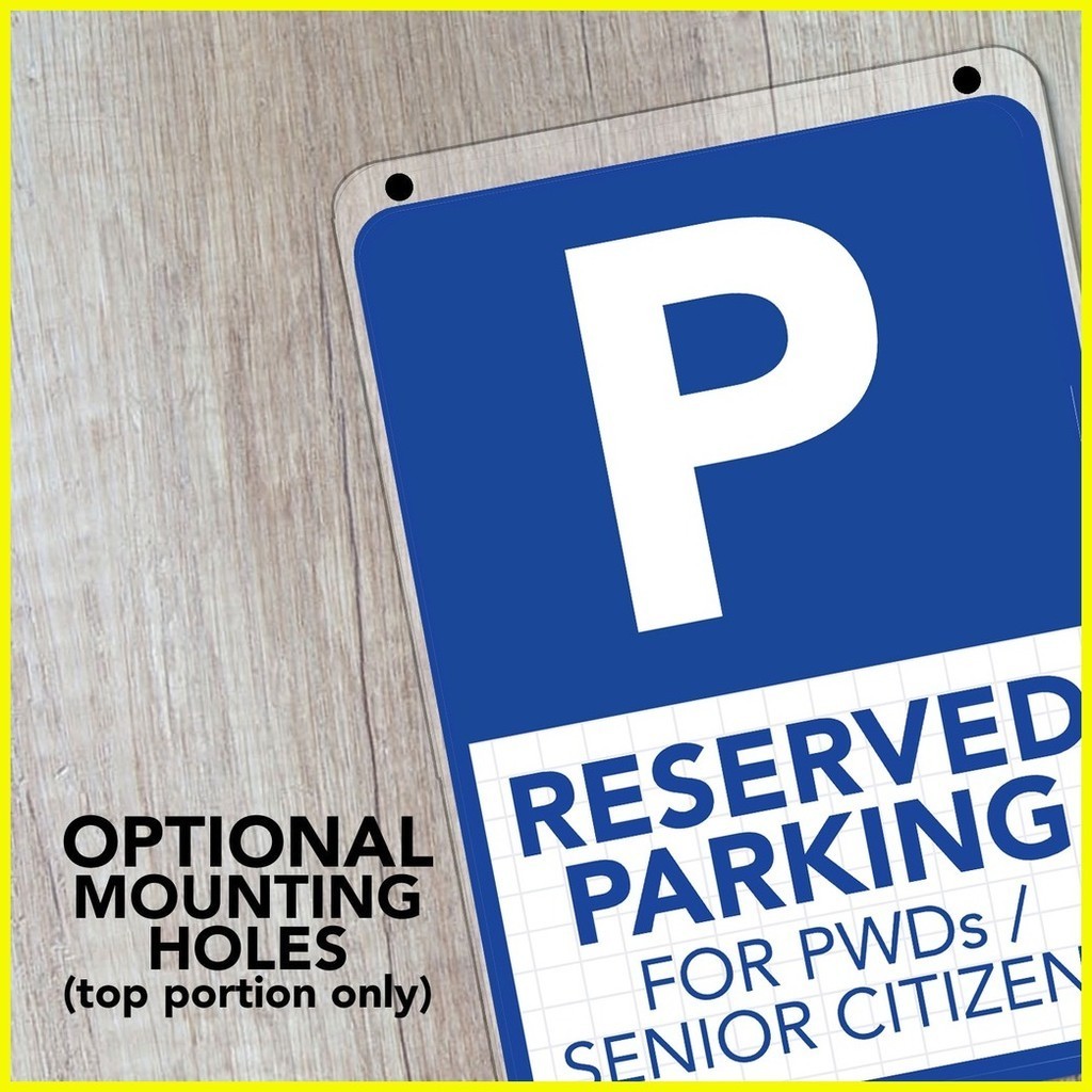 No Parking This Space is Reserved Sign / Laminated Signage / Sign Board ...