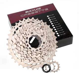 BUCKLOS 8/9/10/11 Speed Cassette Cogs MTB Road Bike Cassette Sprocket Freewheel 28T/32T/40T/46T ...