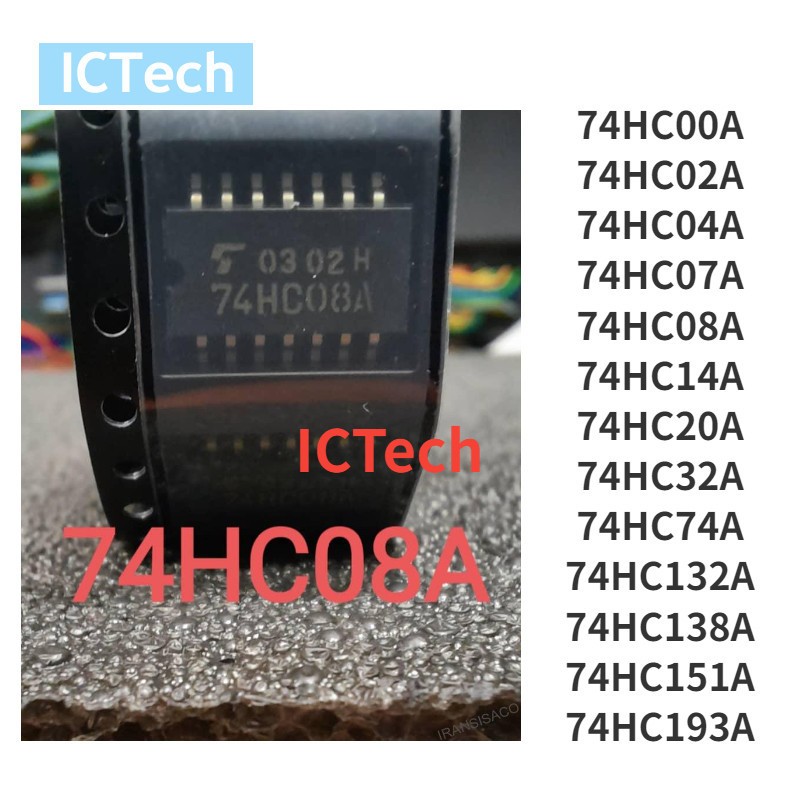 5Pcs Original 74HC00A 74HC02A 74HC04A 74HC07A 74HC08A 74HC14A 74HC20A ...
