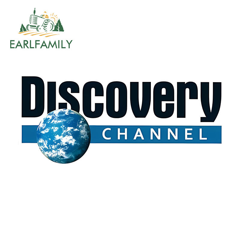 EARLFAMILY 13cm x 5.6cm Discovery Channel Car Sticker Scratch-Proof ...