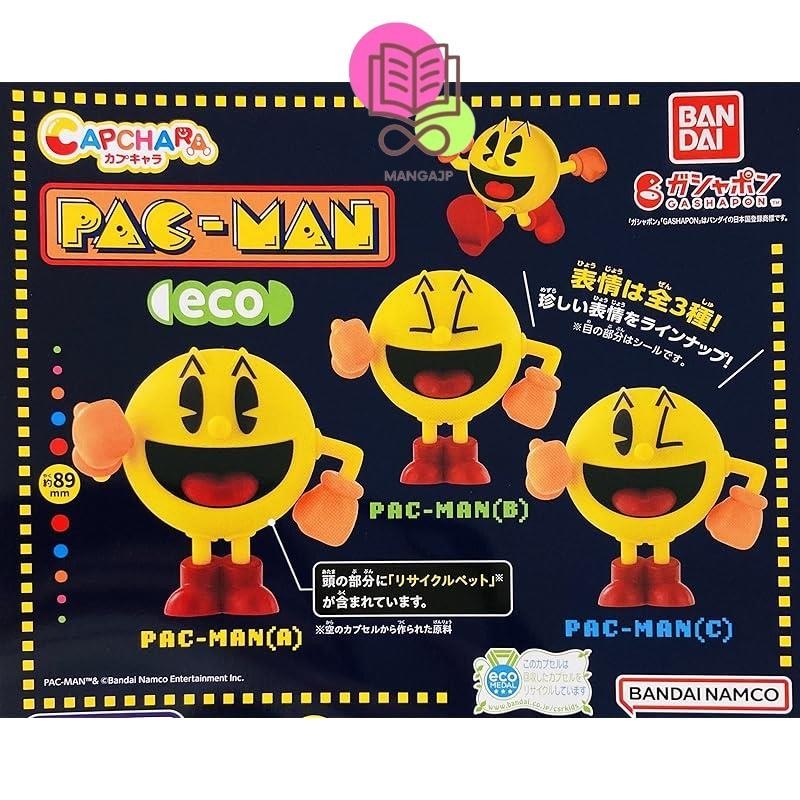 CapChara Pacman eco x 3pcs Full Combo Gacha Gacha Capsule Toy | Shopee ...