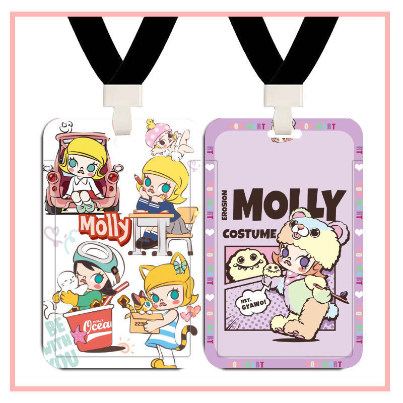 Pop Mart Merchandise Molly Student Card Holder School Meal Card Access ...