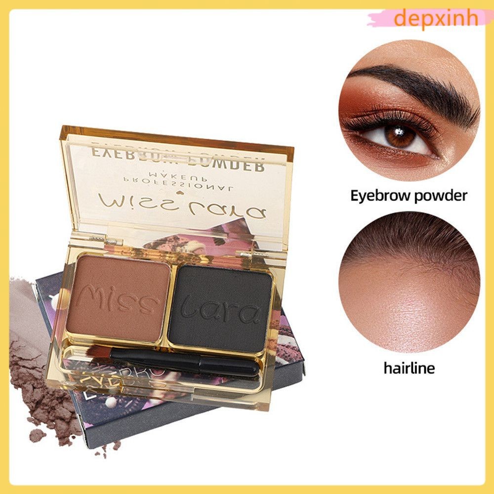 in stock Misslara Hairline Hair Shadow Powder Two-color Eyebrow Powder ...