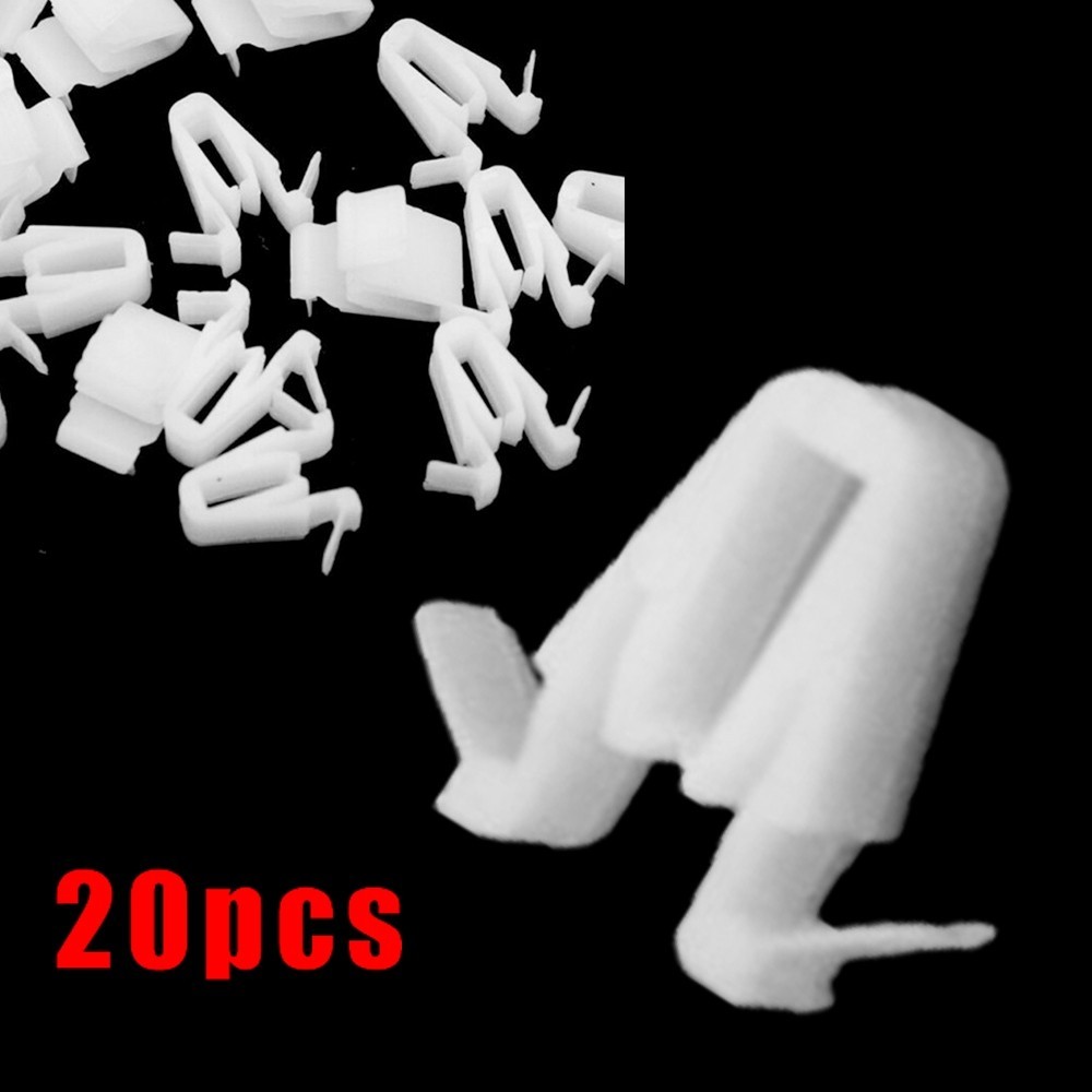 20pcs For Toyota Door and Garnish Clips 6777158010 For Lexus White 12 ...