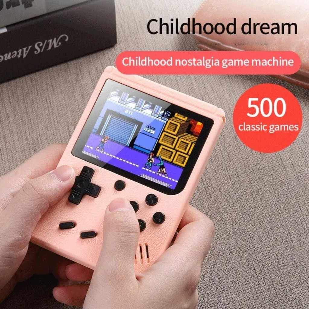 Retro Portable Macron Color Mini Handheld Video Game Console 8-Bit 3.0 ...