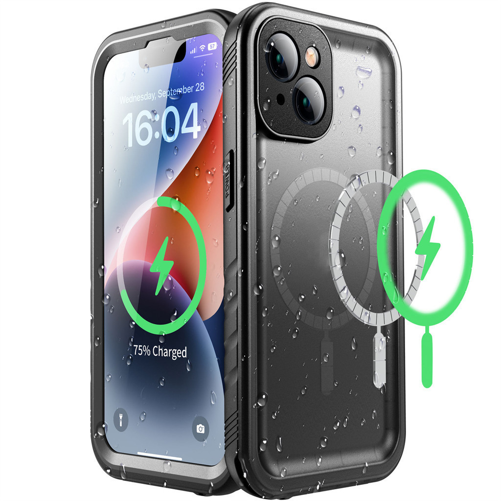 Sokusin IP68 Magnetic Waterproof Case For iPhone 17 16 15 14 13 Pro Max ...