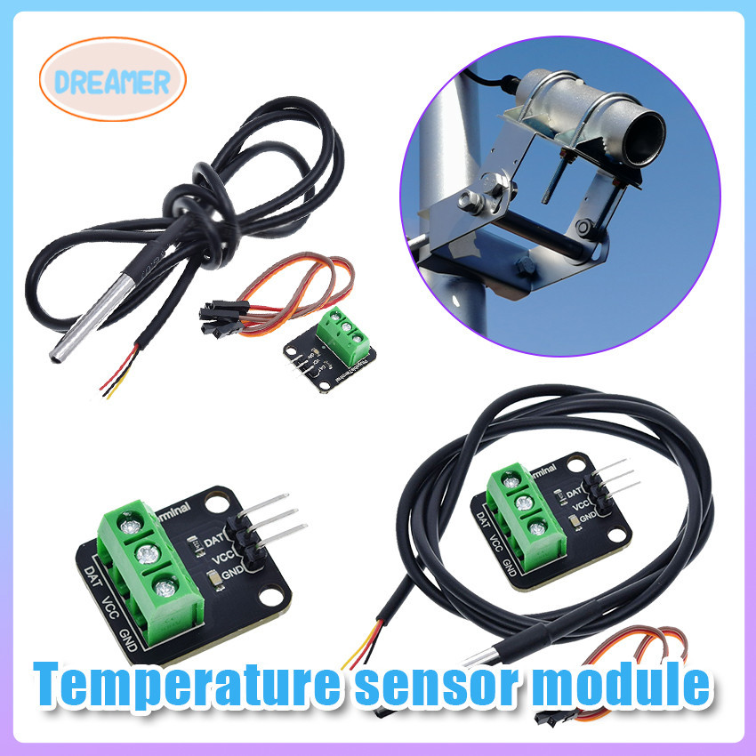 Waterproof Digital Sensor Cable Stainless Probe Terminal Adapter ...