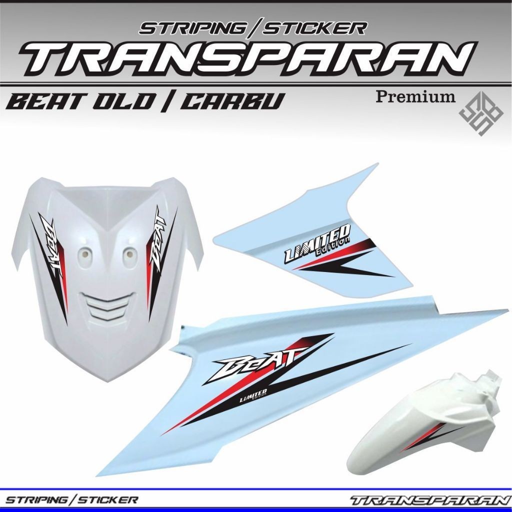 TRNSPARAN STRIPING BEAT OLD / UV TRANSFARAN STICKER VARIATIONS BEAT OLD ...