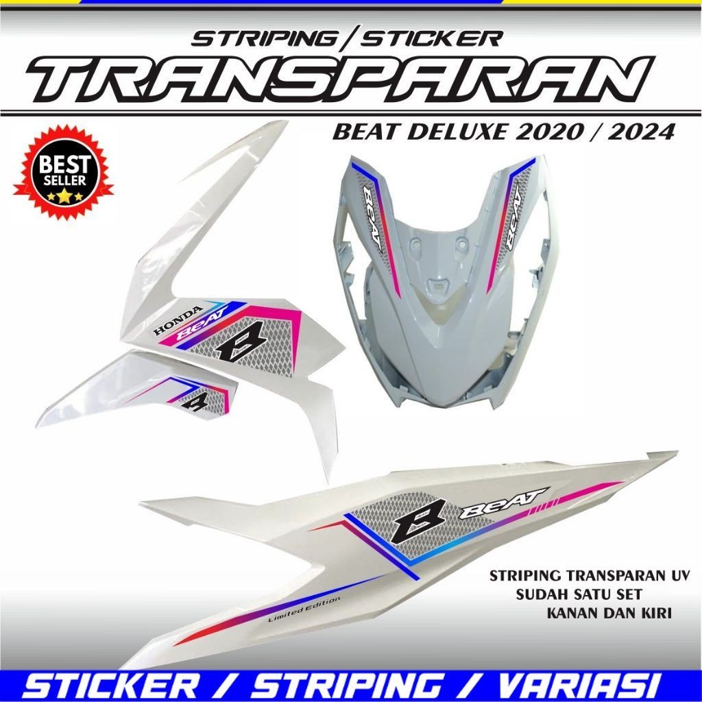 Beat DELUXE Transparent UV ORIGINAL STRIPING BEAT ISS/CBS DELUXE ...