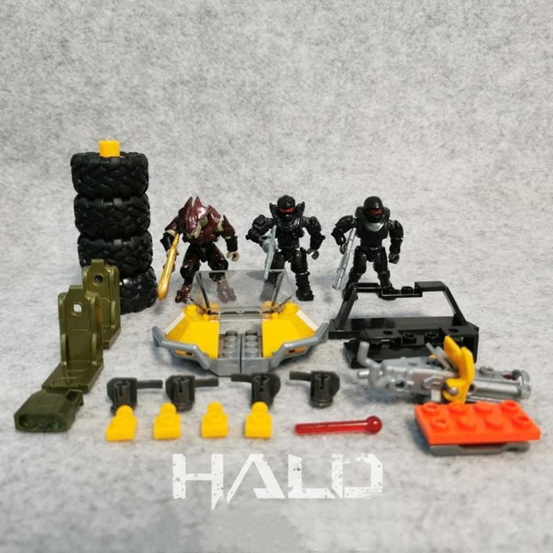 Mega Building Block Halo Unlimited HALO Spartan Elite Wart Pig Meibao ...