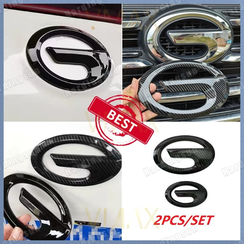 GAC 2Pcs/1Set Logo Cover Fit For GAC GS4 GS8 GS3 GN6 Emkoo M6 Pro 2018 - 2023 2019 2020 2021 ...