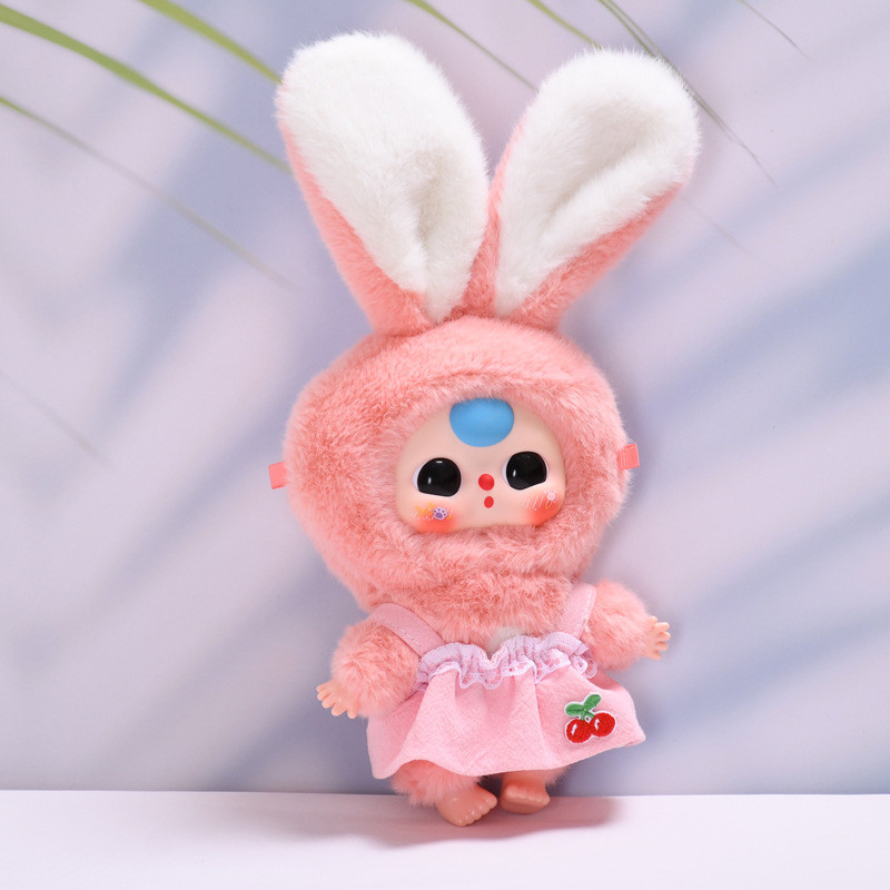 Clothes only] 15cm Baby Three Macaron Cute Bunny Series Clothes|Pink ...