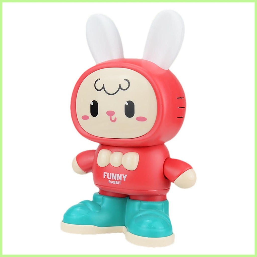 Interactive Bunny Toy Hopping And Dancing With Lights And Music Cartoon ...