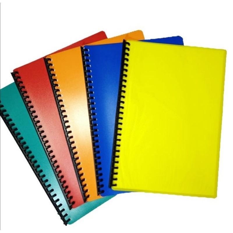 Clearbook Refillable 20leaves long, short, clear book | Shopee Philippines