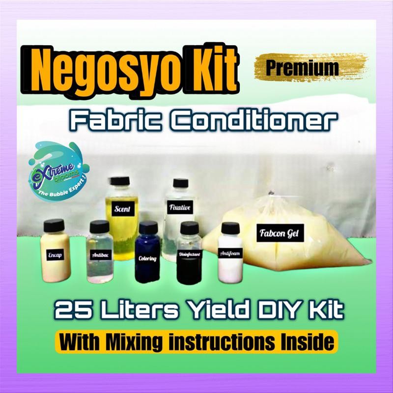 COD Fabric Conditioner Kit DIY 25 Liters Yield PREMIUM Fabcon | Shopee ...