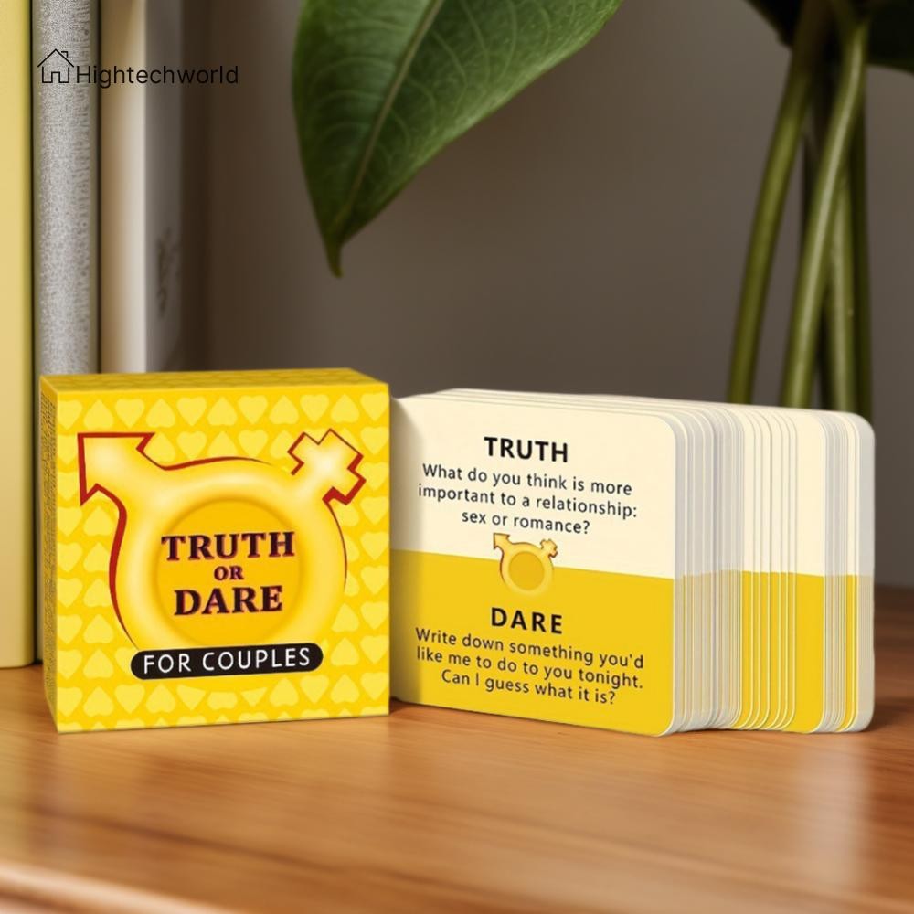 Truth Or Dare for Couples Card Game Lovers Romantic Board Game Night ...