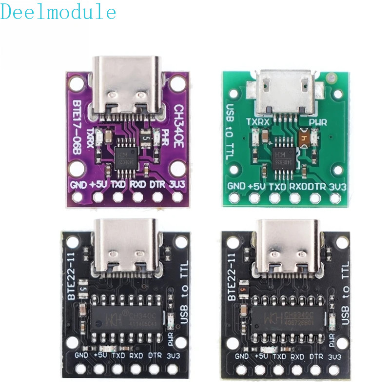 CH340E CH340C CH9340C USB 2.0 To TTL Module Alternative CP2104 CP2102 ...