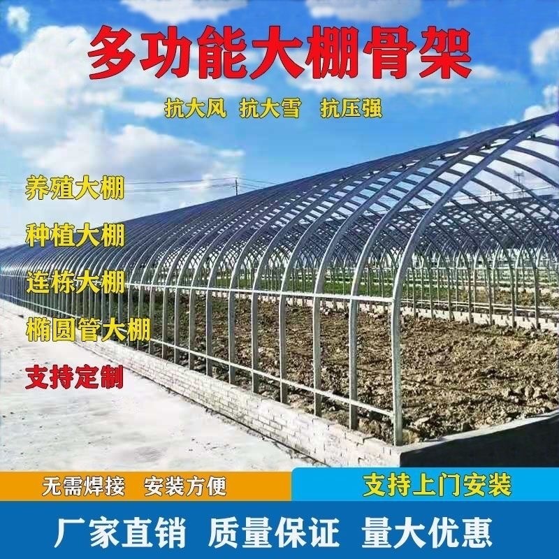 Greenhouse Frame Kit for Cold Weather Planting and Breeding of Chickens ...