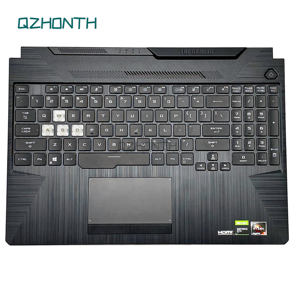 Laptop Palmrest Upper Top Case w/ Backlit Keyboard For ASUS FA506 FX506 ...