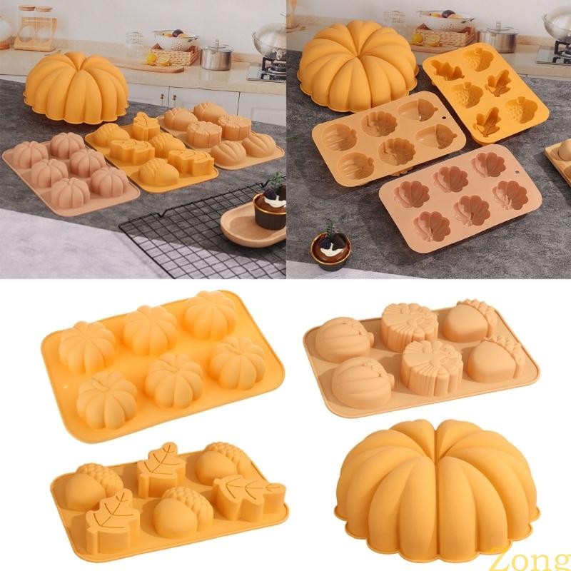 ZONG Halloween Cake Cupcakes Pinecone Silicone Mold Chocolate Candy ...