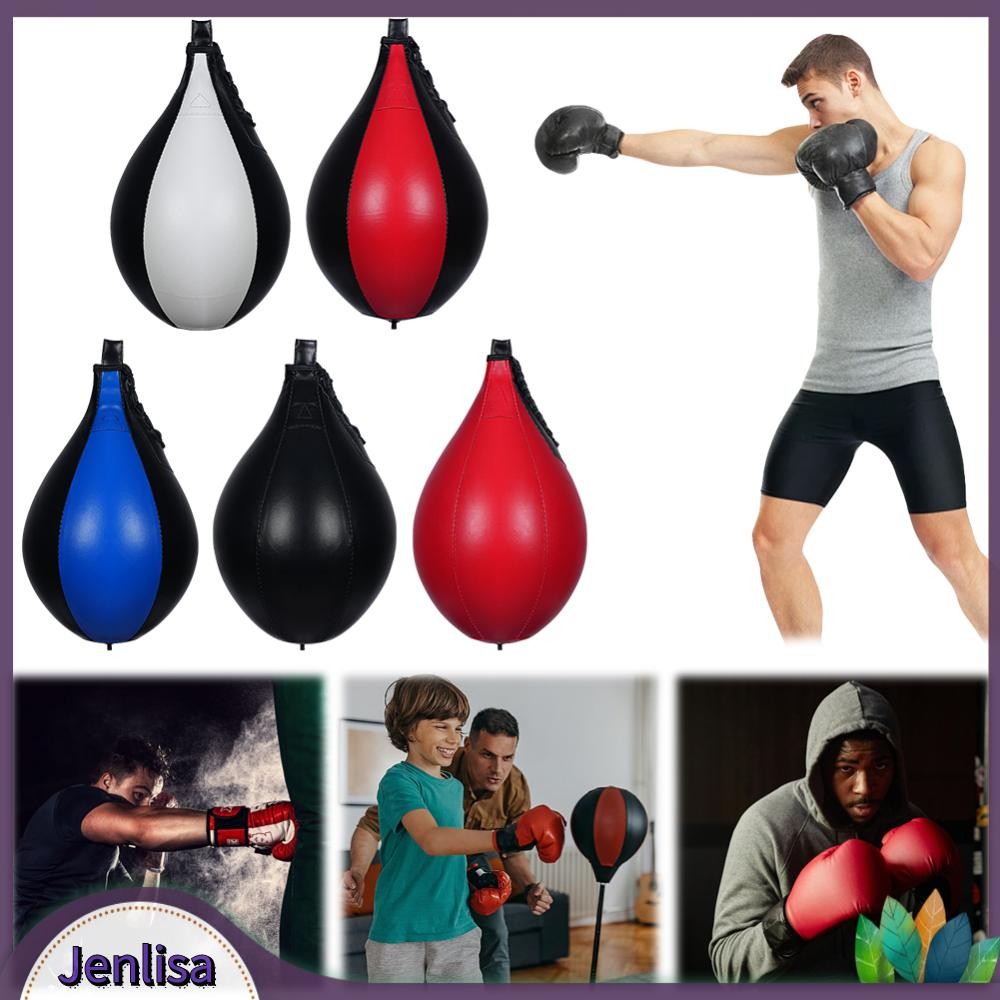 Boxing Punch Ball PU Leather Boxing Reflex Ball Stress Relief Boxing ...