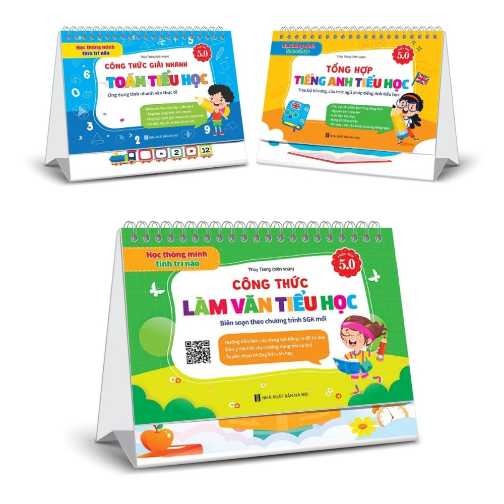 Desk Calendar Set Compilation of Math, Literature and English Formulas ...