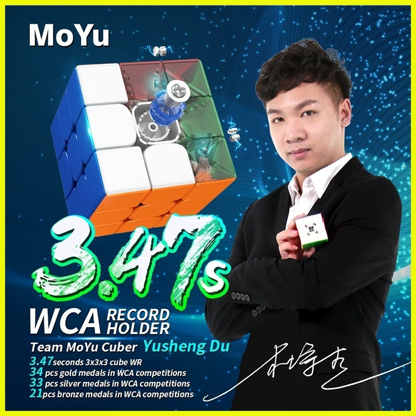 IN stock】Moyu RS3M 2020 Magnetic 3x3x3 Speed Magic Cube MF RS3M Puzzle ...