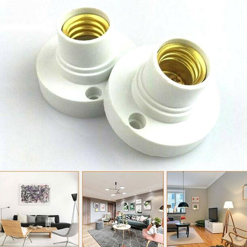 E14 Bulb Receptacle Ceiling Receptacle Light Bulb Socket Base Holder ...