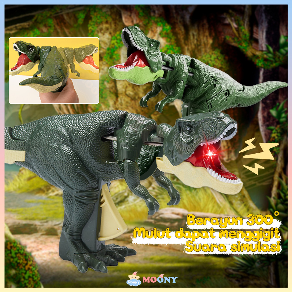 Moony Dinosaur Toys dino viral Press Sound Dinosaur sha sha Dinosaur ...