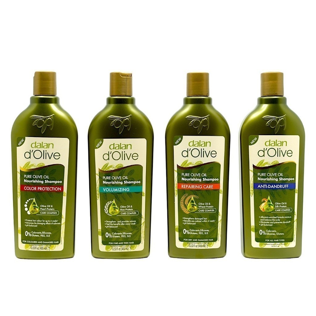 Dalan Pure Olive Oil Nourishing Shampoo 400ml | Shopee Philippines