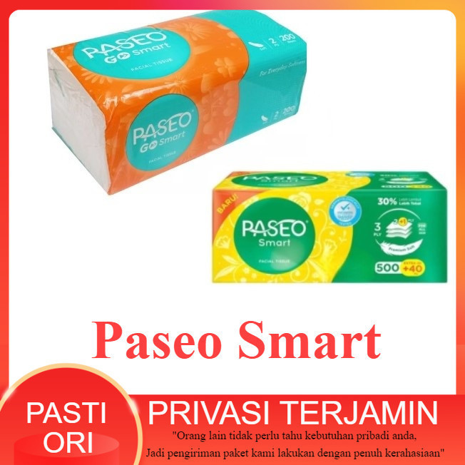 Paseo Go Smart Facial Tissue Pcs | Shopee Philippines