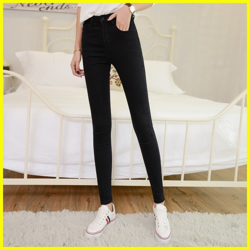 J jeans Women's black stretchable/casual/formal/denim/maong jeans #011 ...