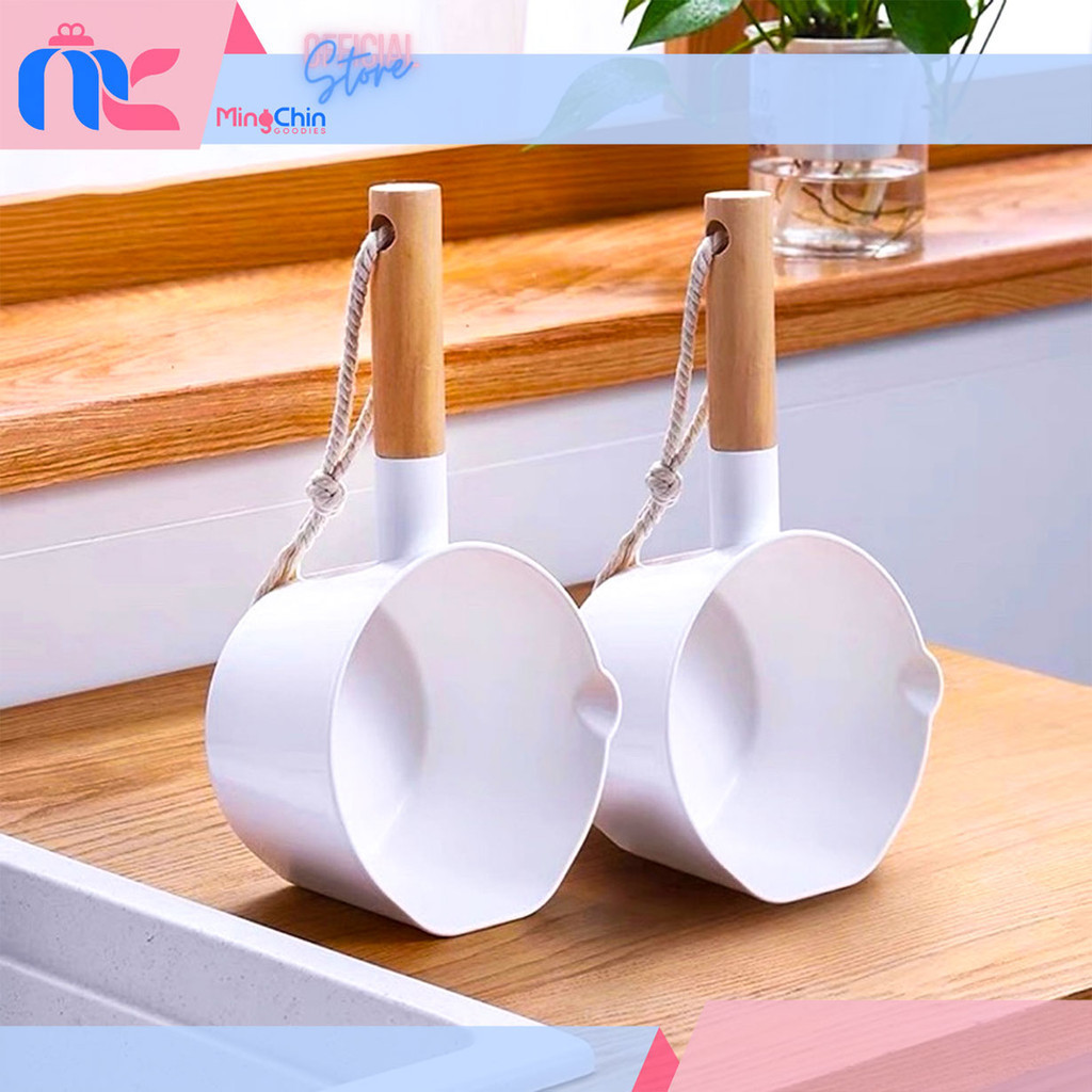 Nordic Water Dipper With Wooden Handle Tabo Water Scoop Water Scooper ...