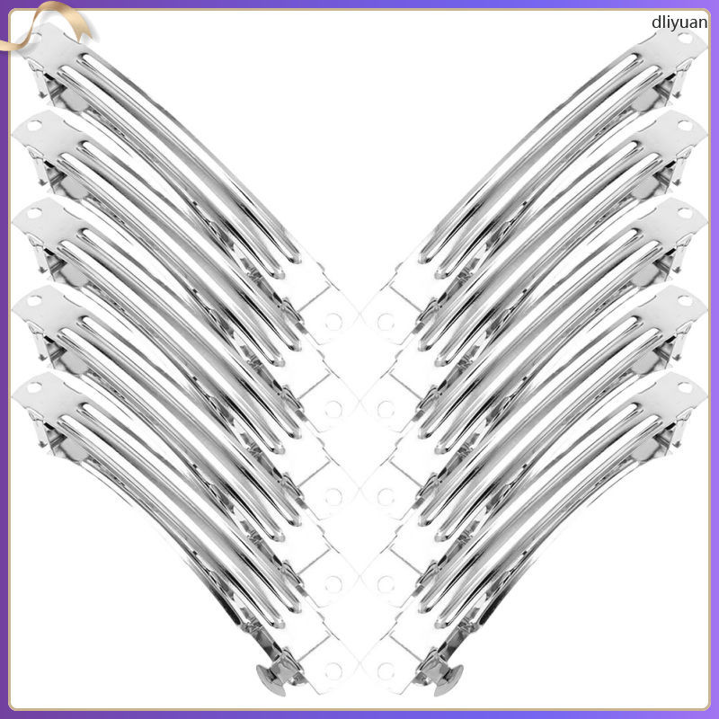 dliyuan 50 Pcs Hairpin Metal Barrettes Set Tool Kit Tools DIY Clips ...